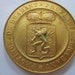 Vintage Agriculture Medal Brabant Belgium, Heraldry Shield Crest Lion ...