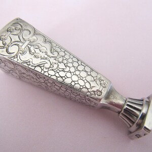 French Wax Seal Stamp 800 Silver Embossed "pebble" Design, Maker ...