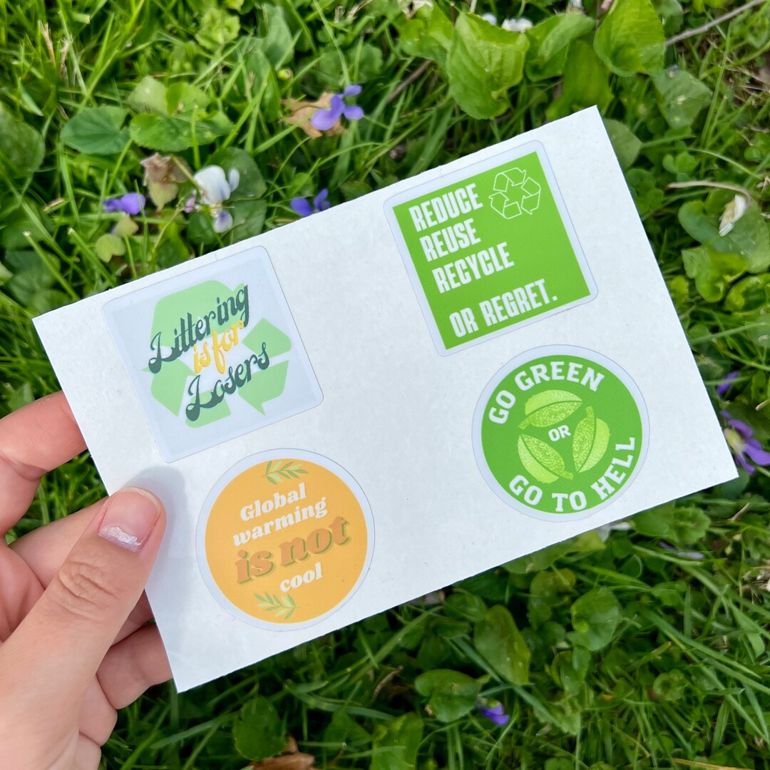 Save the Earth Sticker Sheet - Etsy