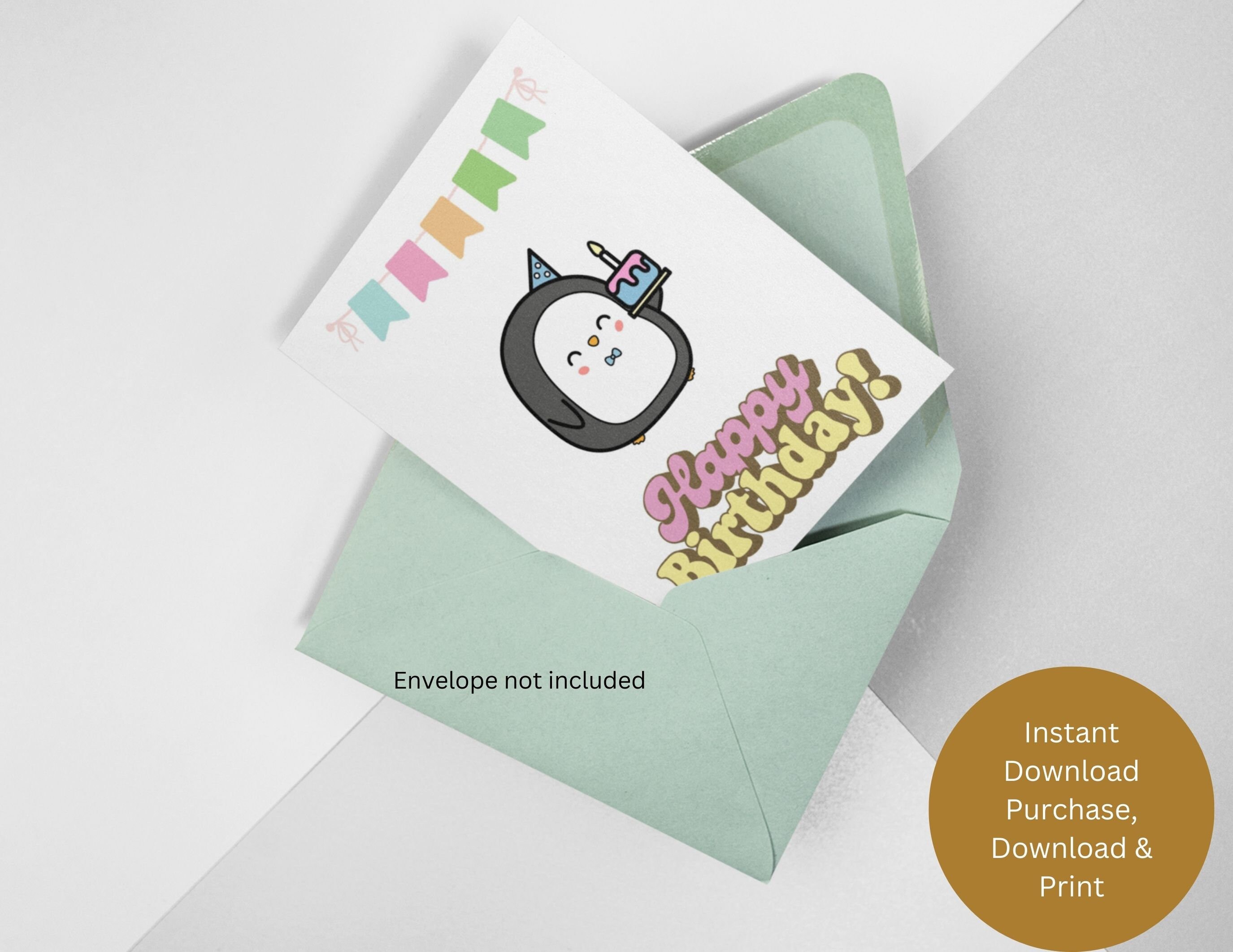 Printable Happy Birthday Greeting Card, Birthday Card for Anyone ...