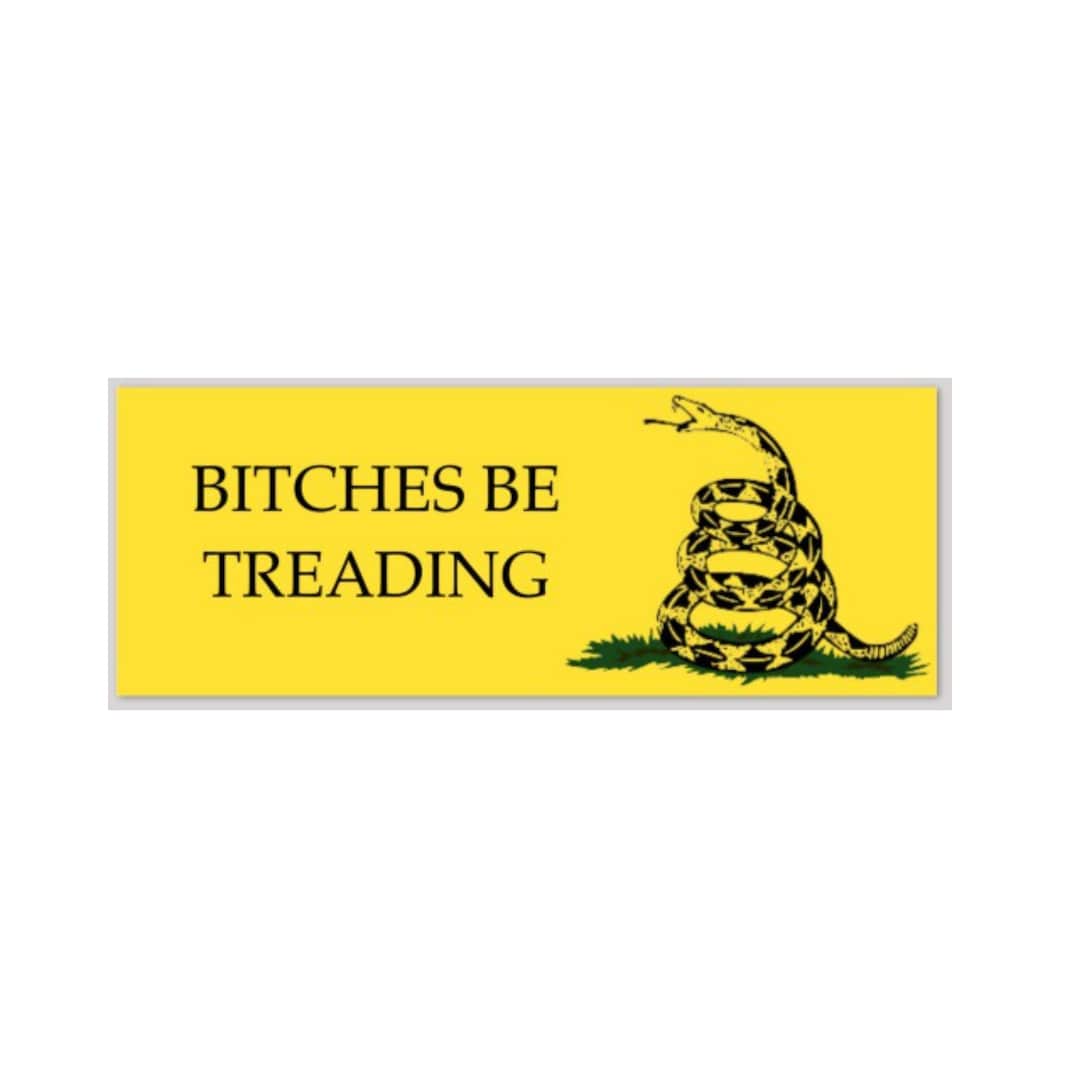 Treading Bumper Sticker - Etsy
