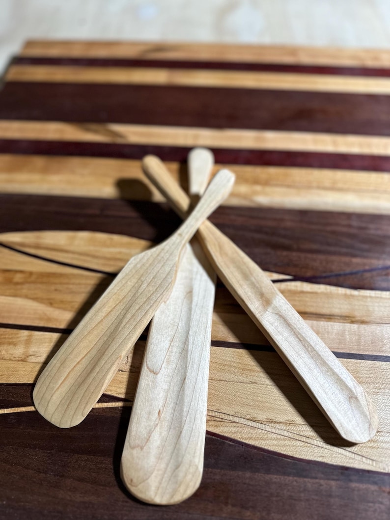Custom Spurtles - Non Toxic Hand Carved Old Fasion Wood Mixing Spoons ...