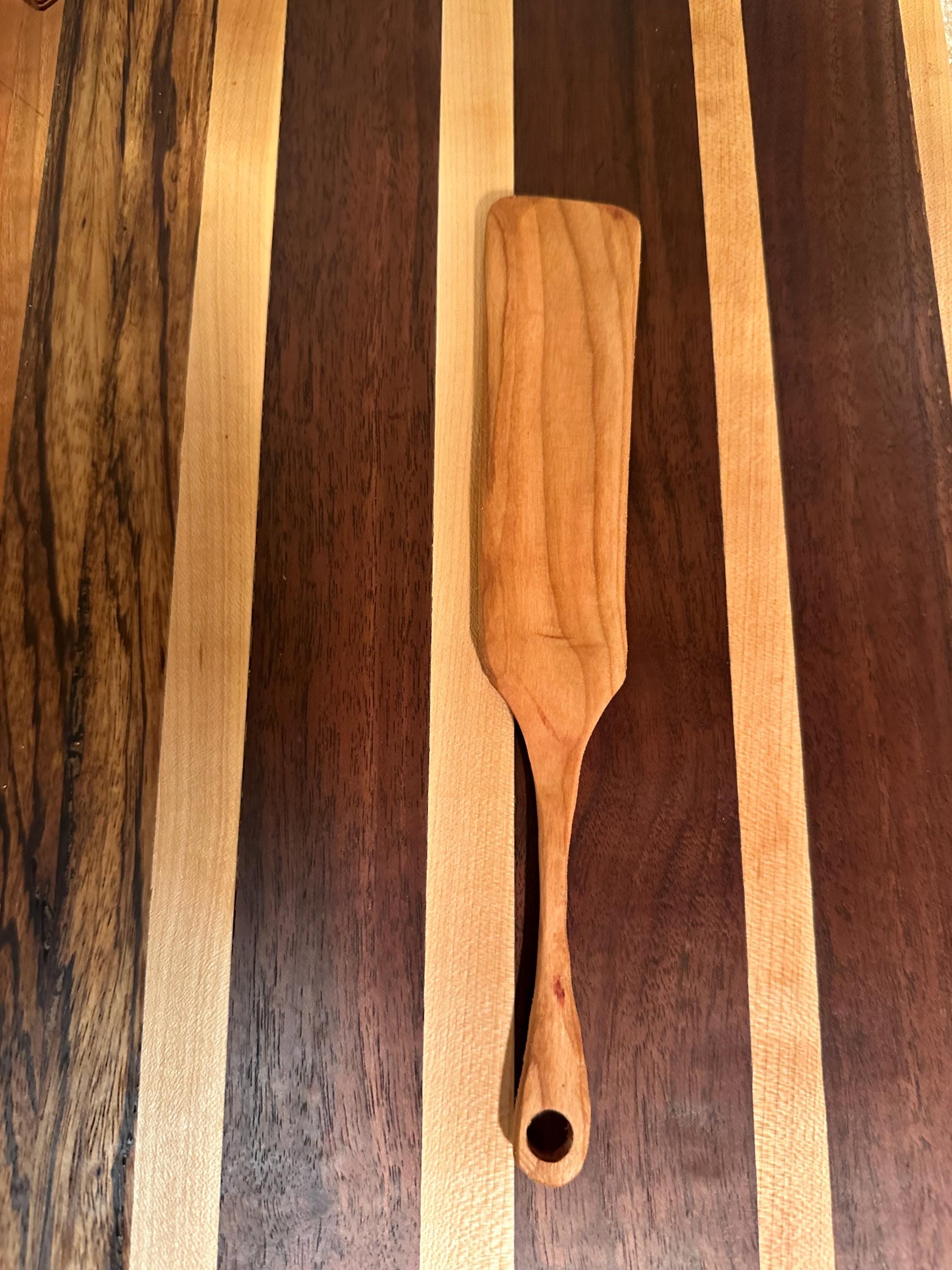 Custom Spurtles - Non Toxic Hand Carved Old Fasion Wood Mixing Spoons ...