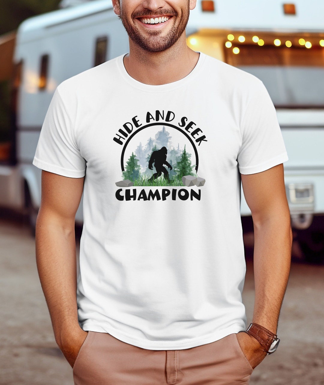 Bigfoot T-shirt, Sasquatch Shirt, Creature Apparel, Yeti Shirt, Funny ...