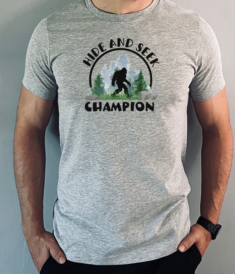 Bigfoot T-shirt, Sasquatch Shirt, Creature Apparel, Yeti Shirt, Funny ...