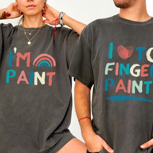 I Love to Finger Paint Im Paint Shirts - Etsy