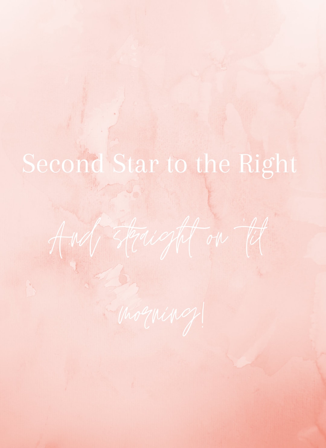 Second Star to the Right Digital Print - Etsy