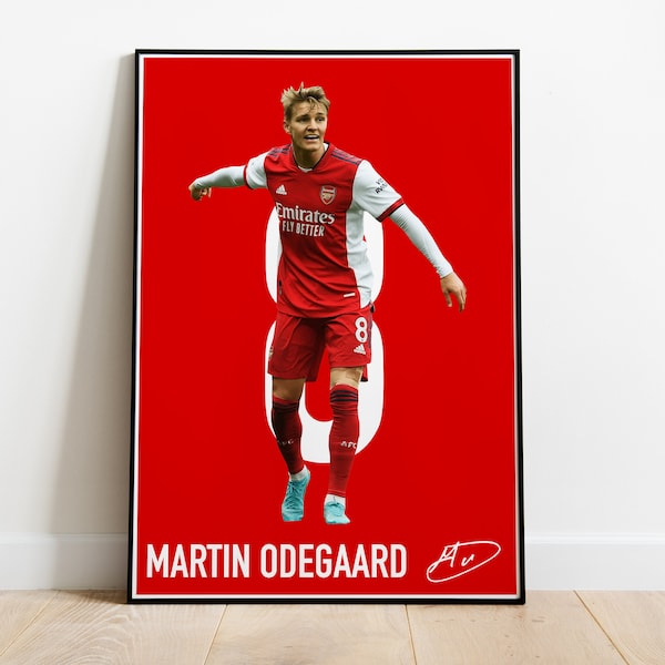 Martin Odegaard Poster - Etsy