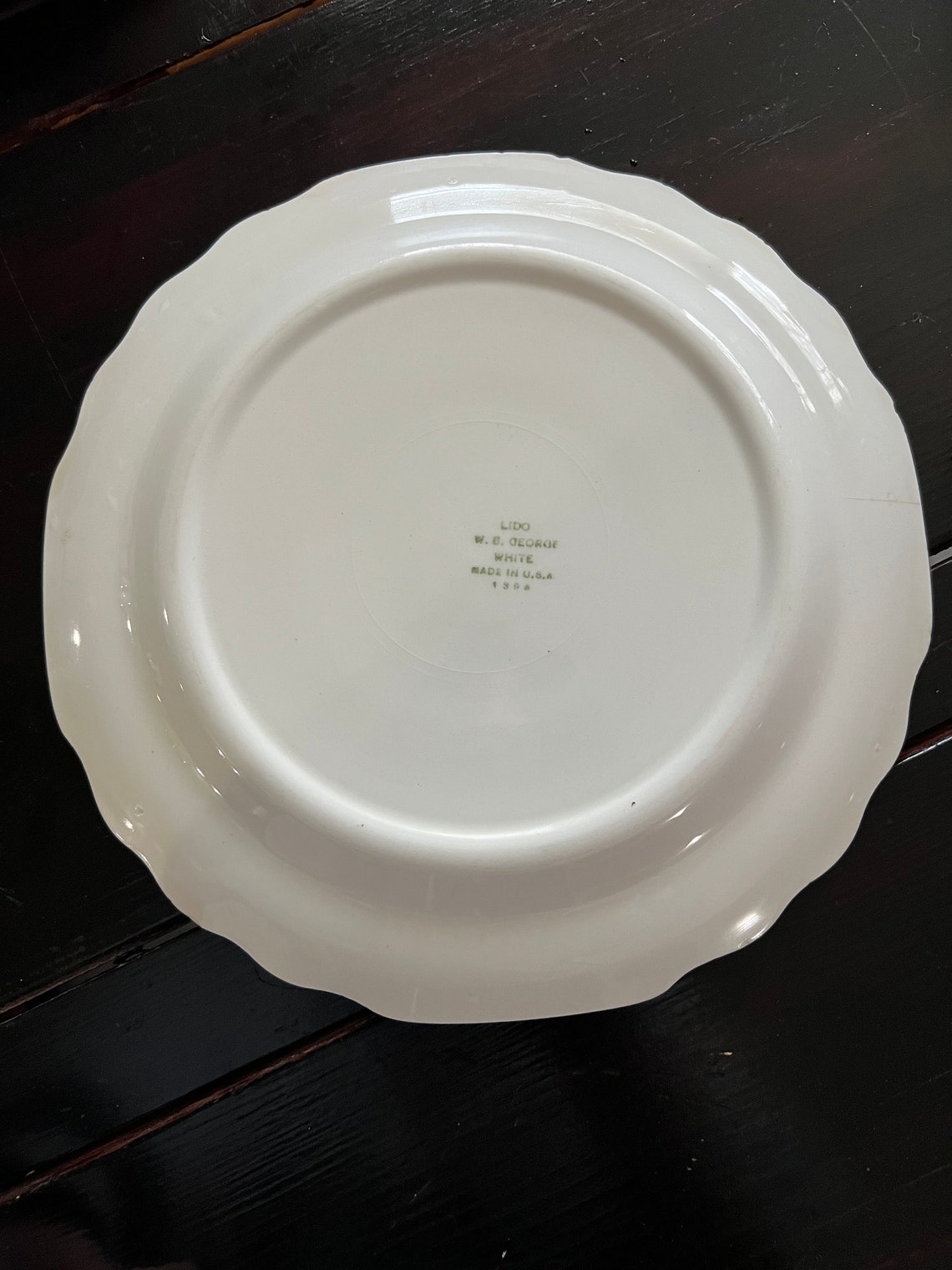 Set of 4 Vintage Lido W.S. George Dinner Plates - Etsy