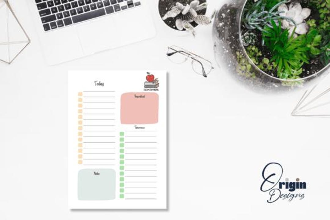 Cute Printable Teacher to Do List , Graphic Template Editable Digital ...