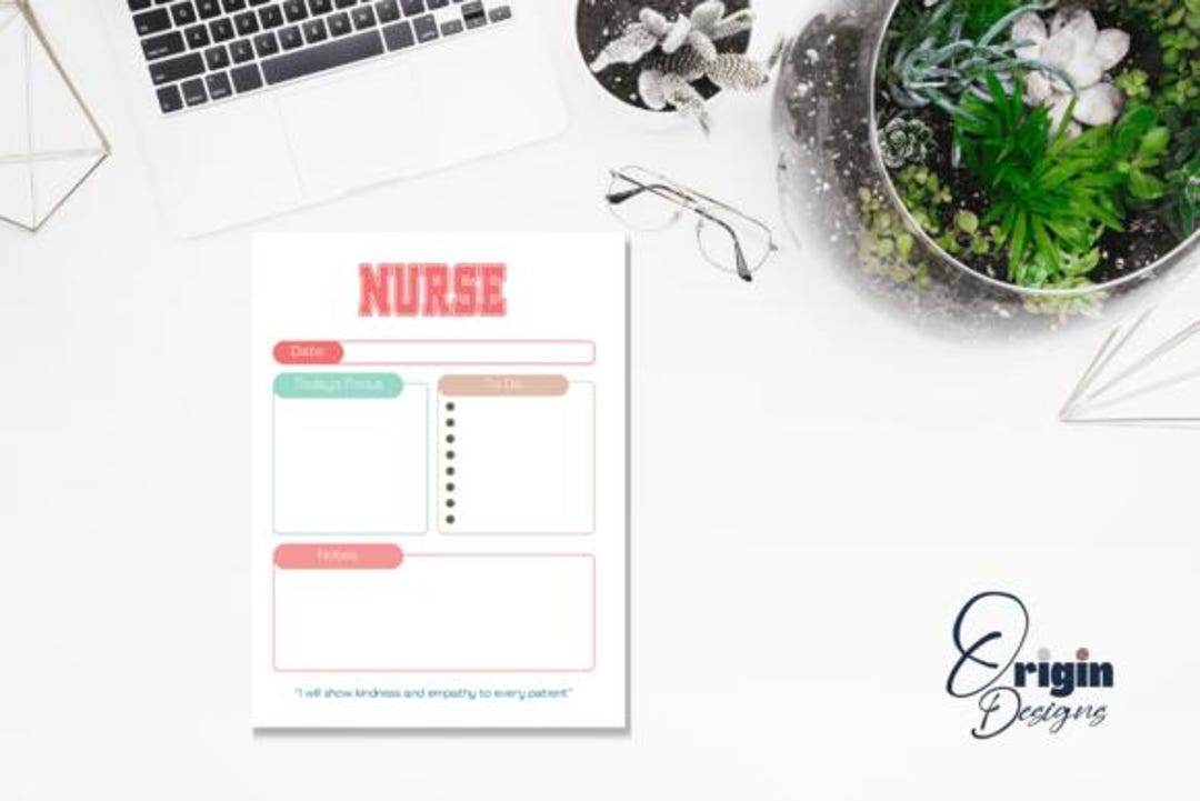 Cute Nurse to Do List , Printable Nurse Stationery, Printable to Do ...