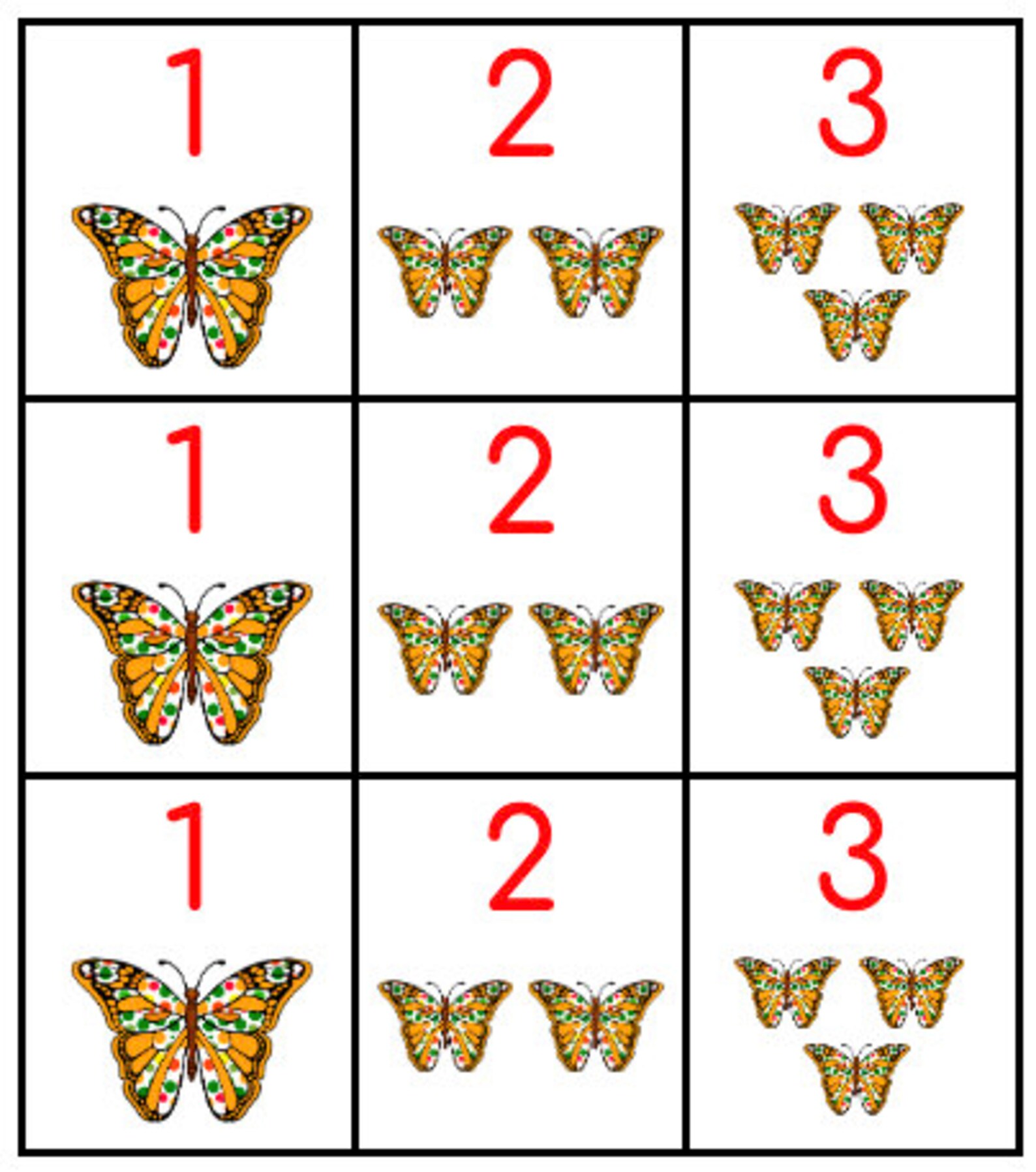 Number Cards 1 Through 20 - Etsy