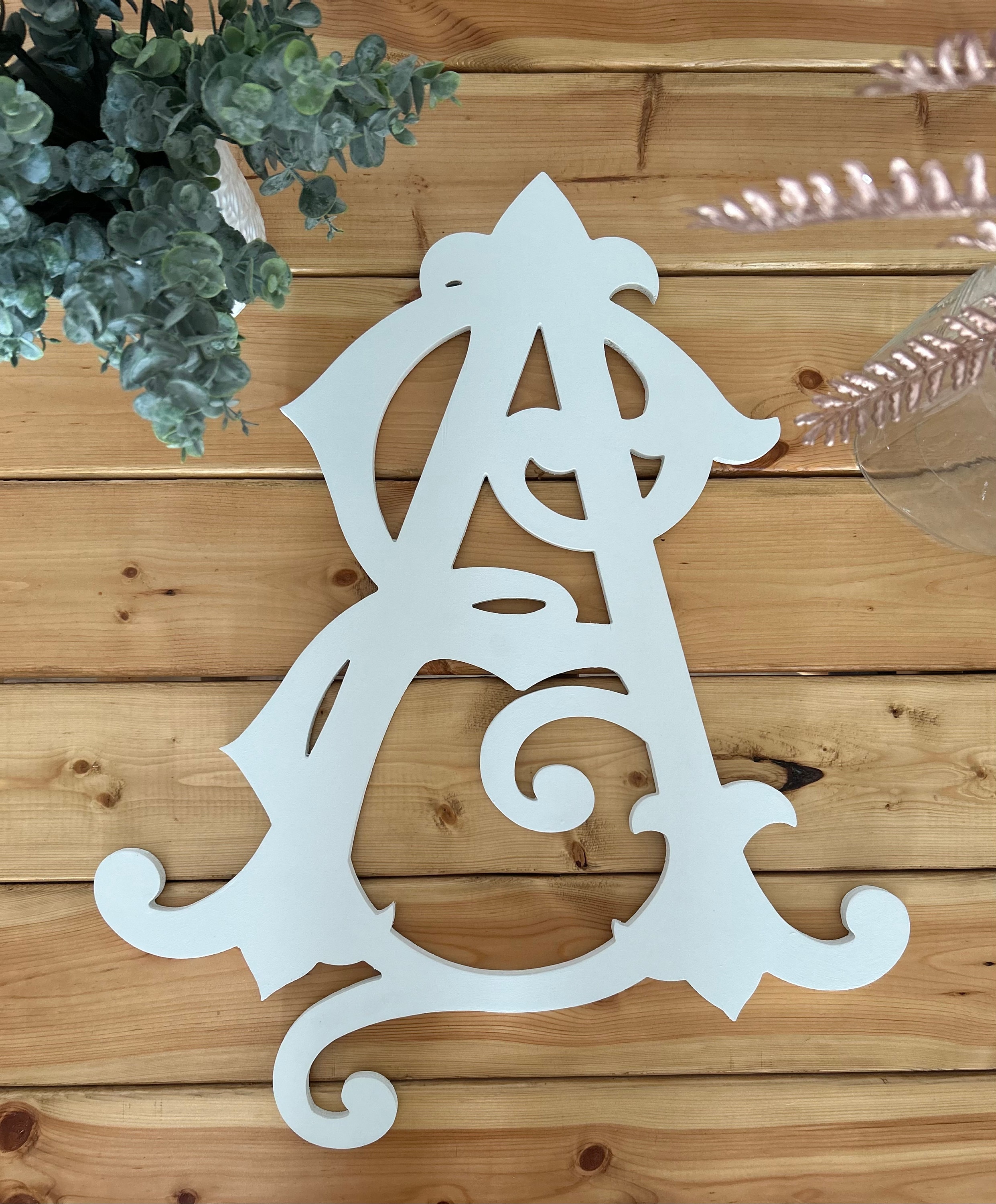 Personalized Wedding Monogram Sign: Custom Family Crest, Wood Decor - Etsy