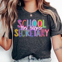 Secretary Day, Tarot Card the Secretary Graphic Tee, Gift for ...