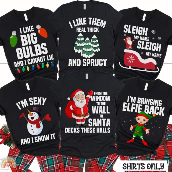 Funny Family Christmas Shirts - Etsy
