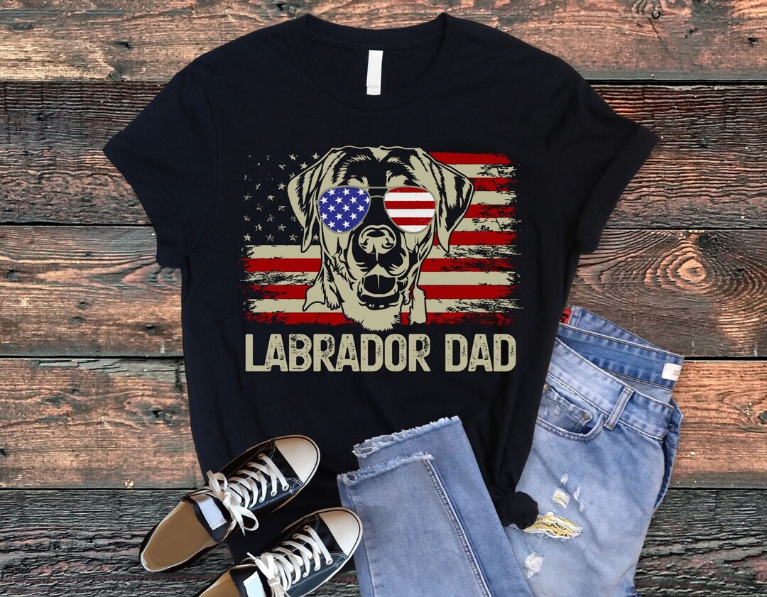 Labrador Dad Shirt, Dog Dad Shirt, Labrador Retriever Dad, Labrador Dad ...