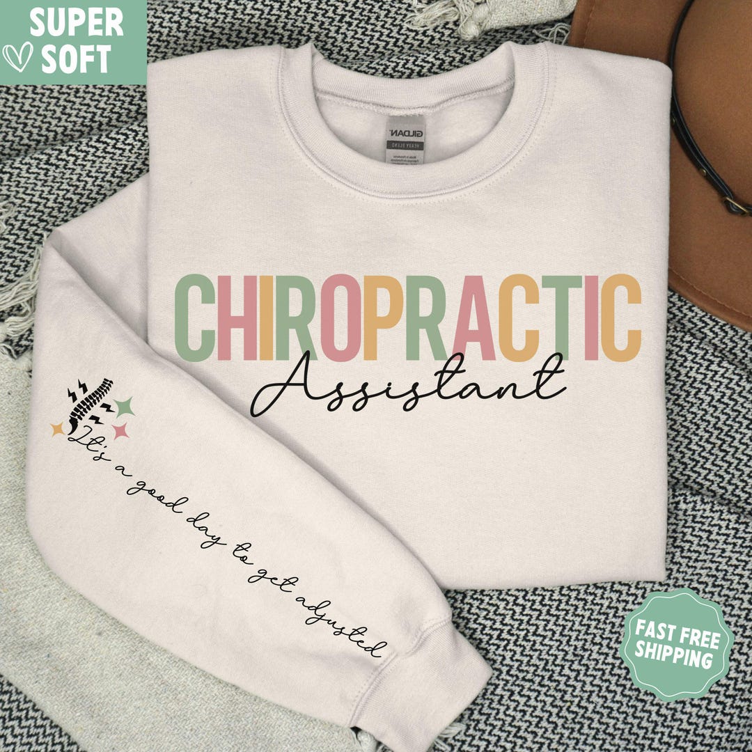 Personalized Chiropractor Assistant Sweatshirt, Chiropractic Sweater ...