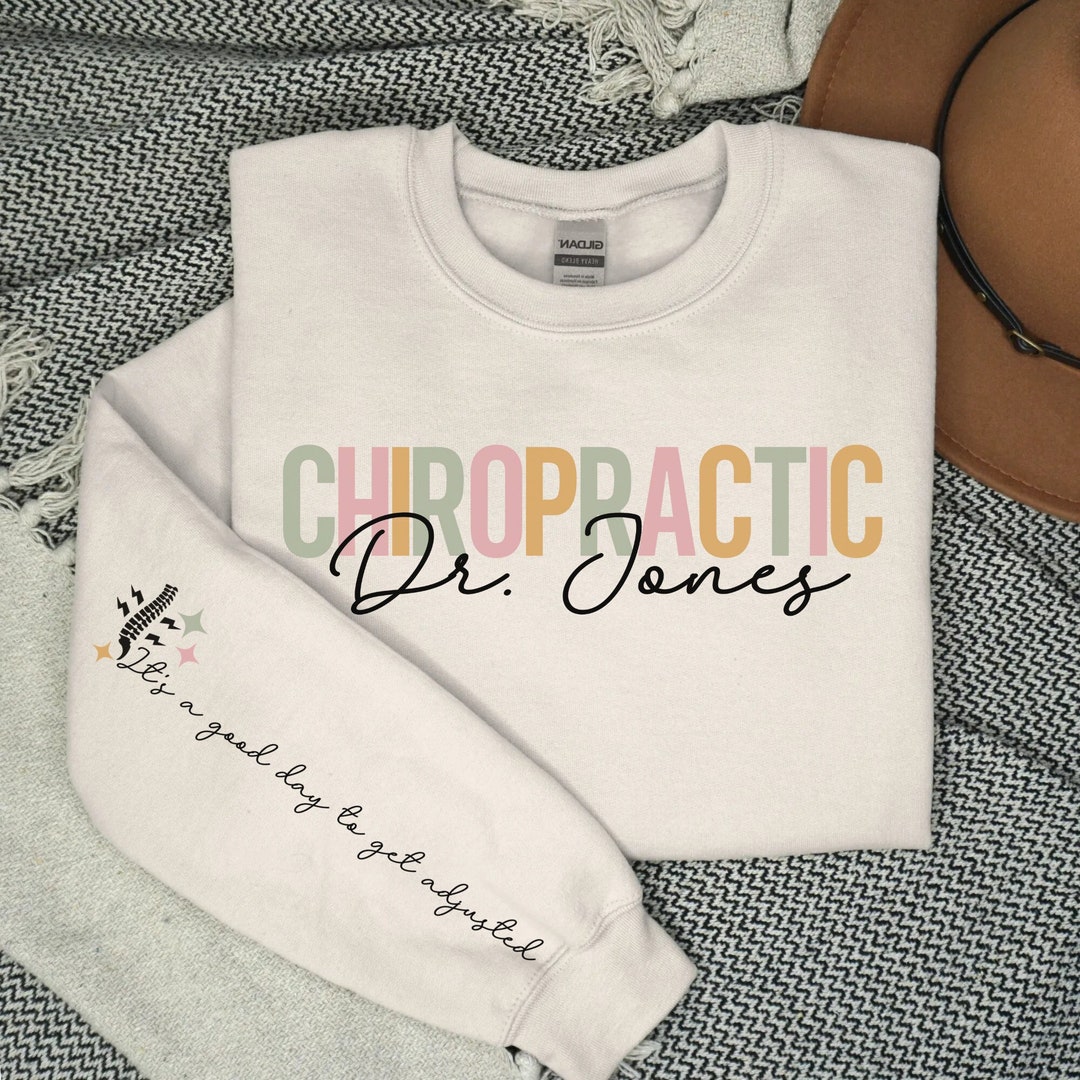 Personalized Chiropractor Sweatshirt, Chiropractic Sweater, Doctor of ...