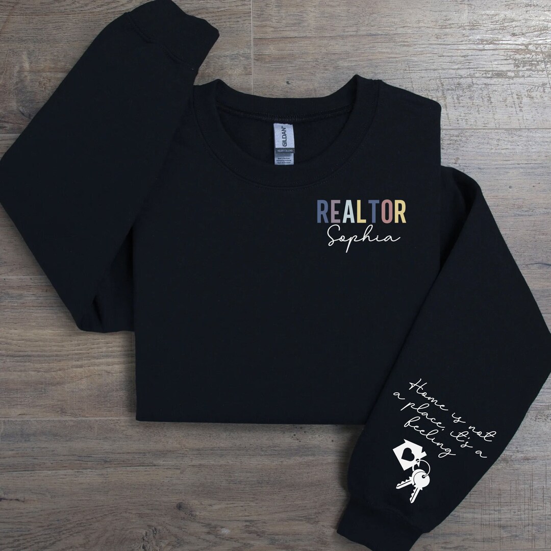 Realtor Sweatshirt, Real Estate Gift, Custom Real Estate Sweatshirt ...