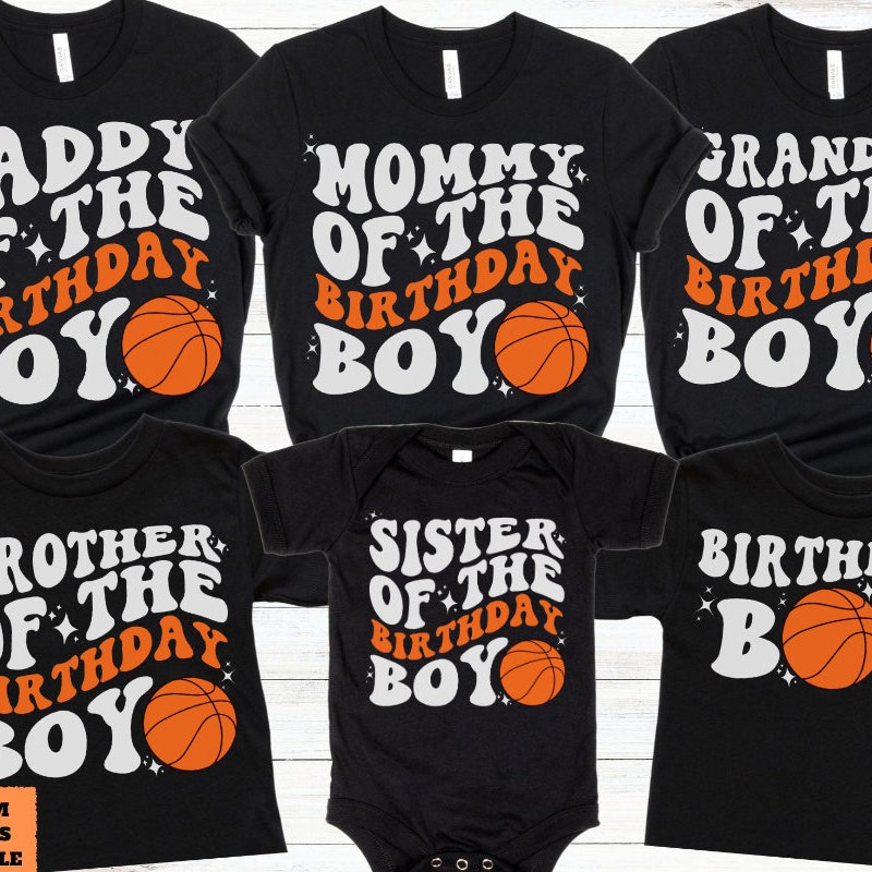 Basketball Birthday Shirt - Etsy