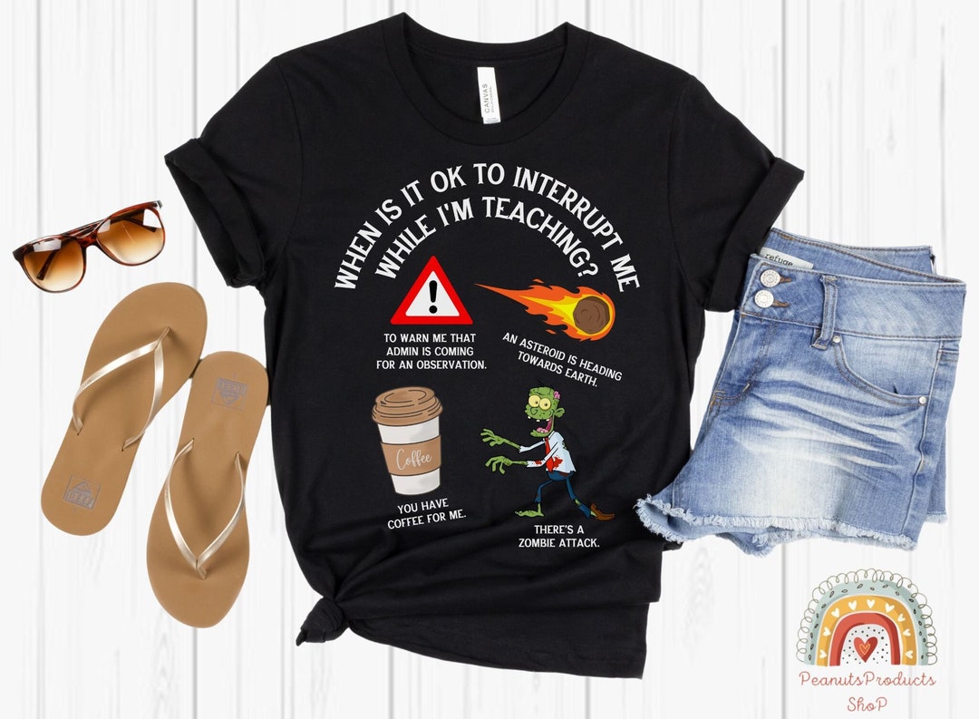 Funny Teacher Shirt, Funny Back to School Shirt for Teachers, First Day ...