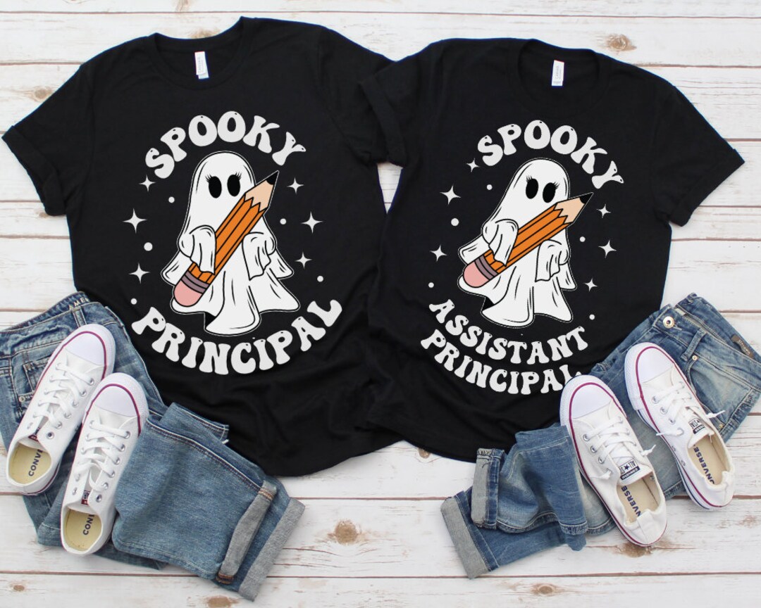 Halloween Principal Shirt, Assistant Principal Halloween Shirt, Spooky ...