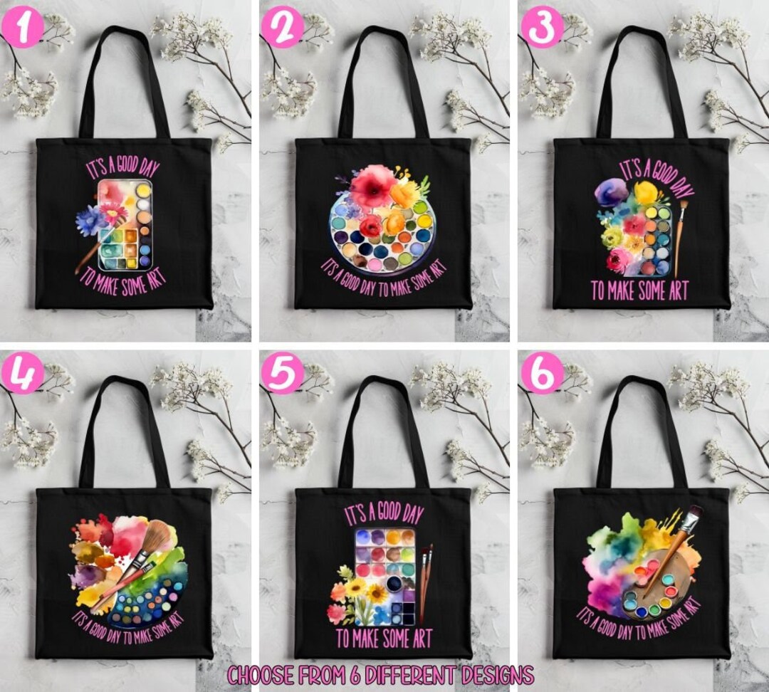 Art Teacher Gift, It's A Good Day to Make Art Tote Bag, Art Teacher Bag ...