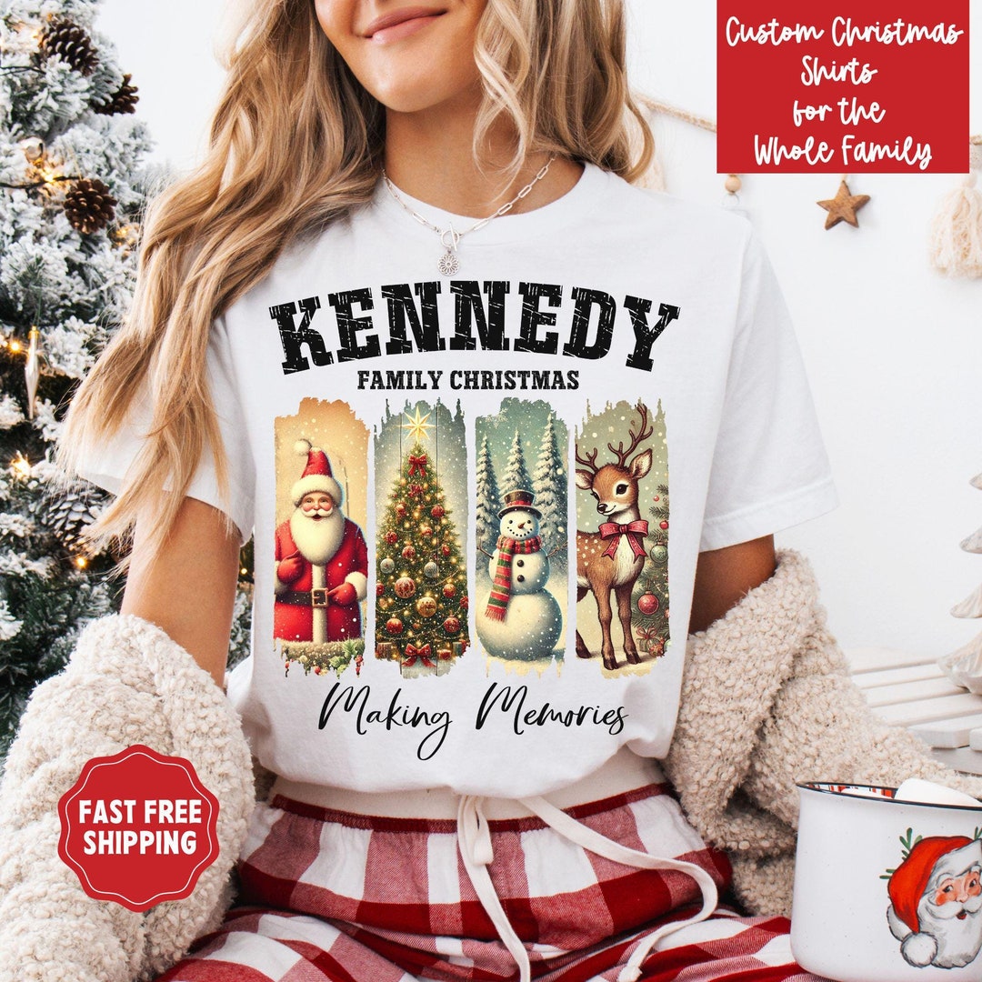 Custom Family Christmas Shirts, Matching Family Christmas Shirts ...