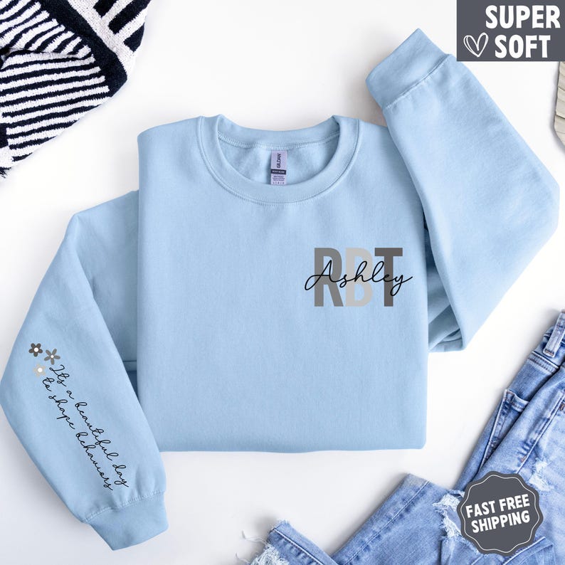 Registered Behavior Technician Sweatshirt, Custom RBT Sweater ...