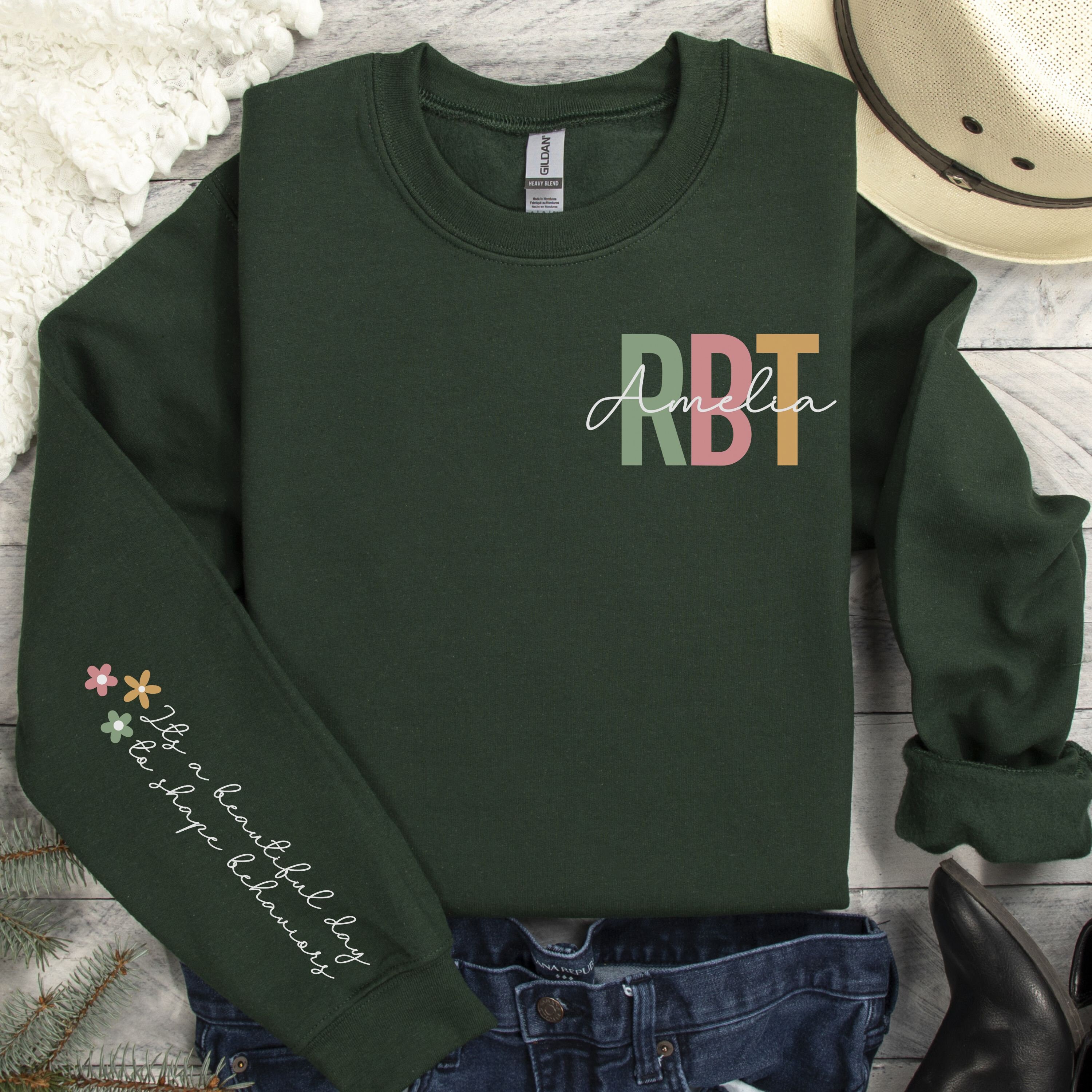 Registered Behavior Technician Sweatshirt, Custom RBT Sweater ...