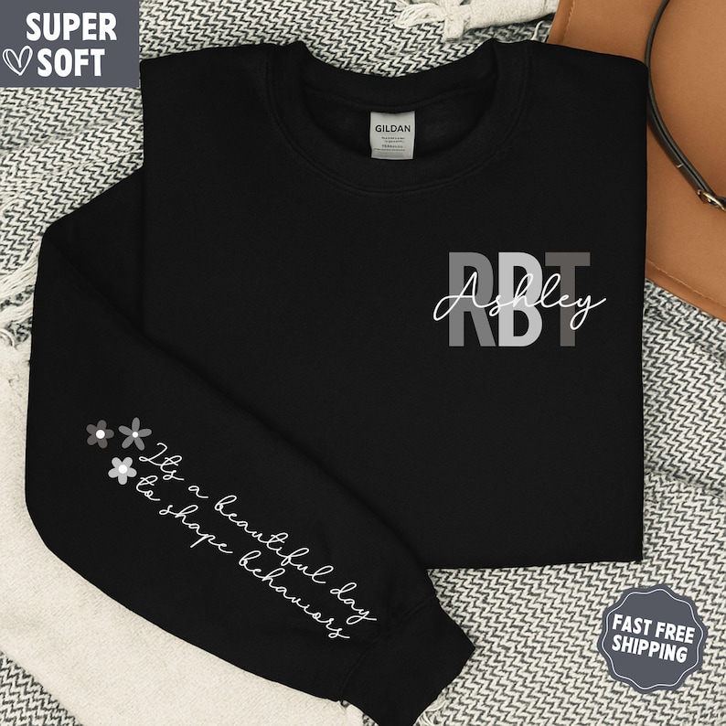Registered Behavior Technician Sweatshirt, Custom RBT Sweater ...