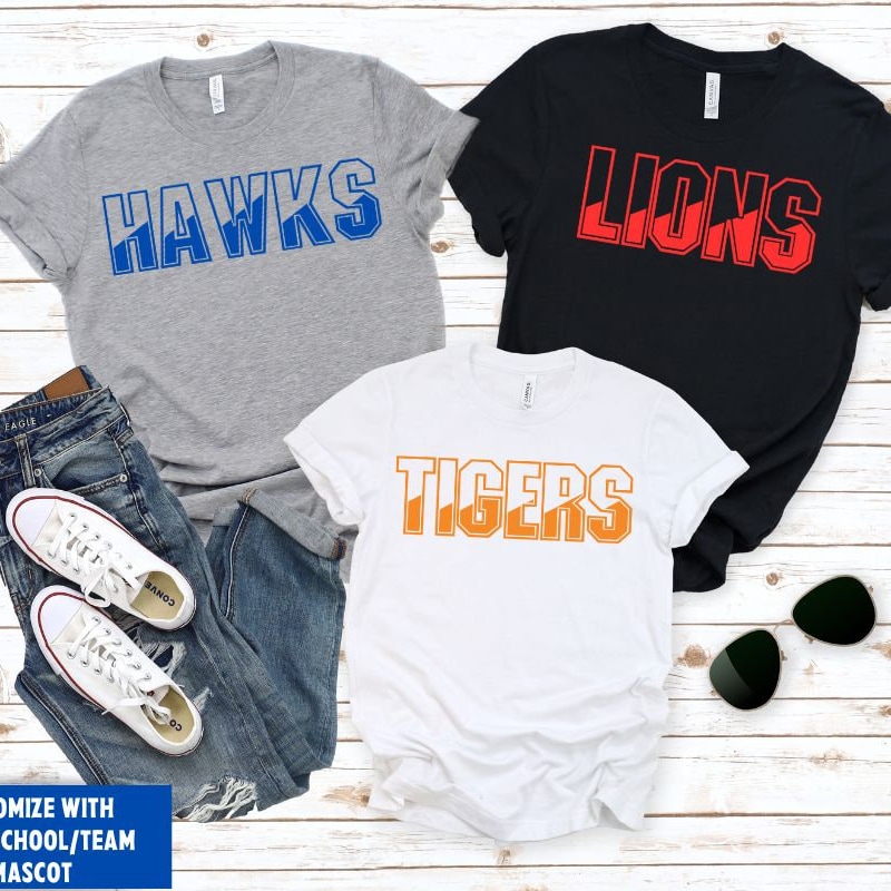 Team Spirit Shirts - Etsy