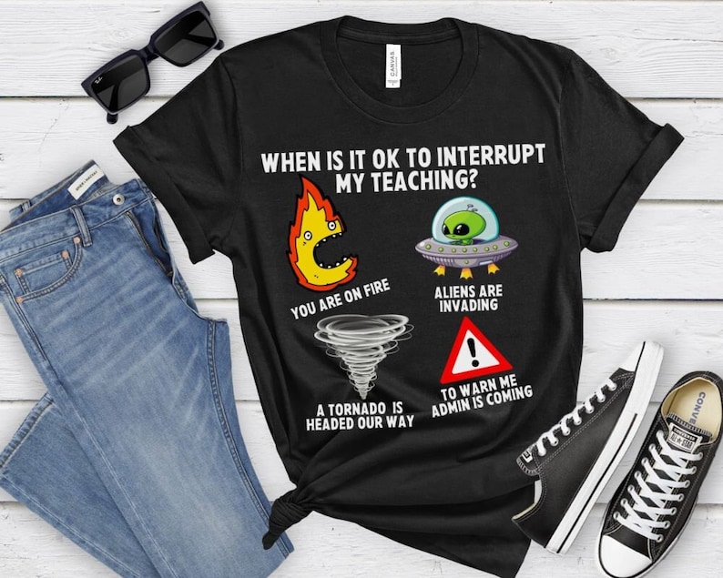 Funny Teacher Shirt, Funny Back to School Shirt for Teachers, First Day ...