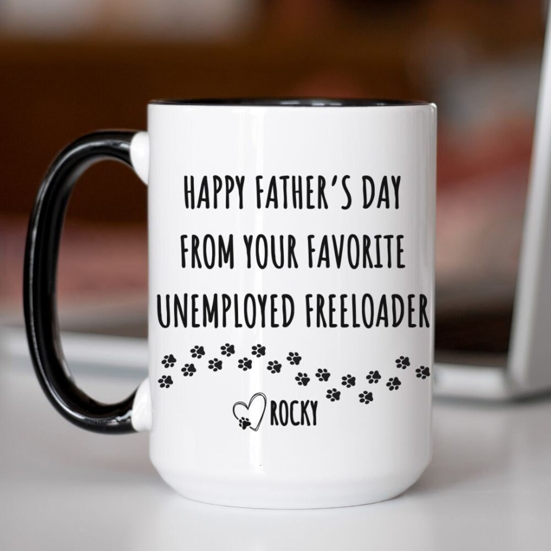 Father's Day Mug for Pet Dad, Funny Dog Dad Mug, Custom Dog Dad Mug ...