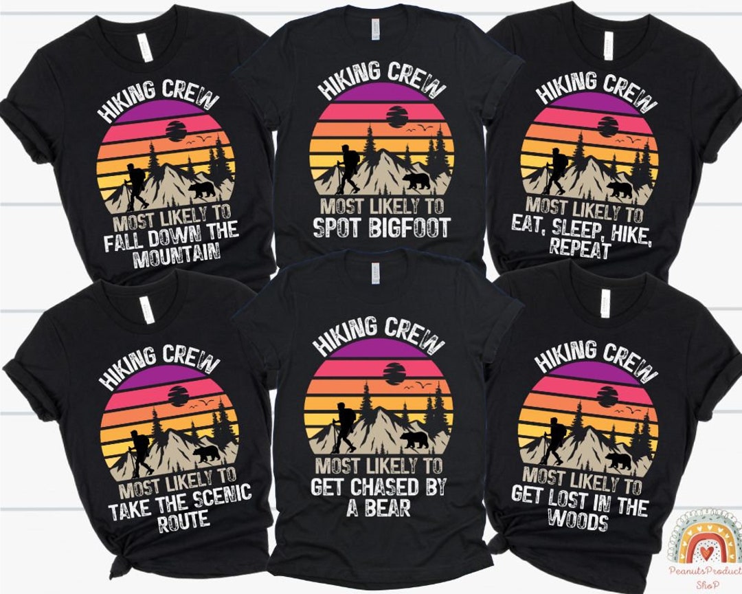 Matching Family Vacation Shirts, Family Hiking Trip Shirt, Hiking ...