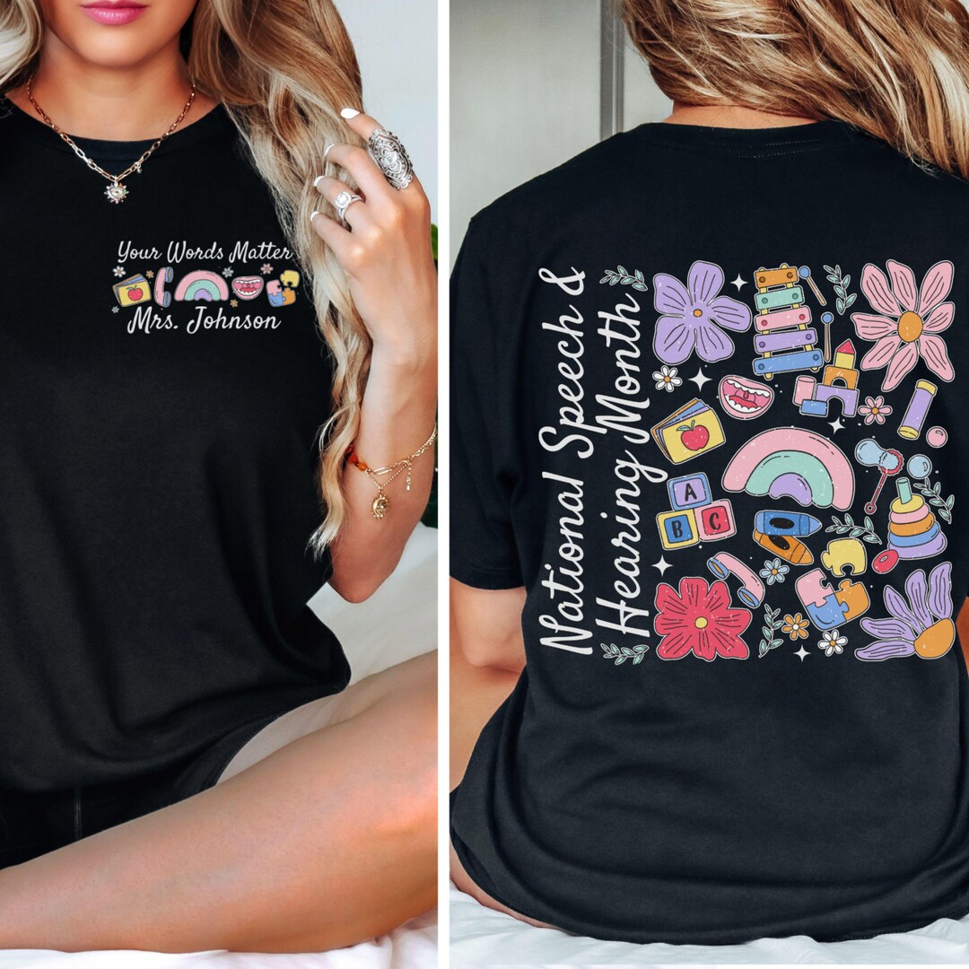 National Speech and Hearing Month, SLP Shirt, Speech-language ...