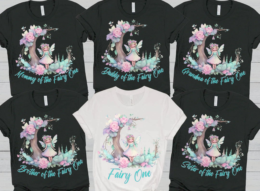 Fairy Birthday Shirts, Matching Family Fairy Birthday Shirts, Fairy ...
