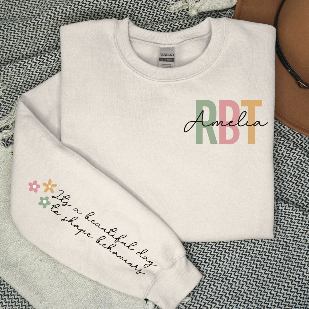 Registered Behavior Technician Sweatshirt, Custom RBT Sweater ...