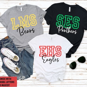 Custom School Shirt, Custom School Spirit Tshirt, Teacher Team Shirts ...