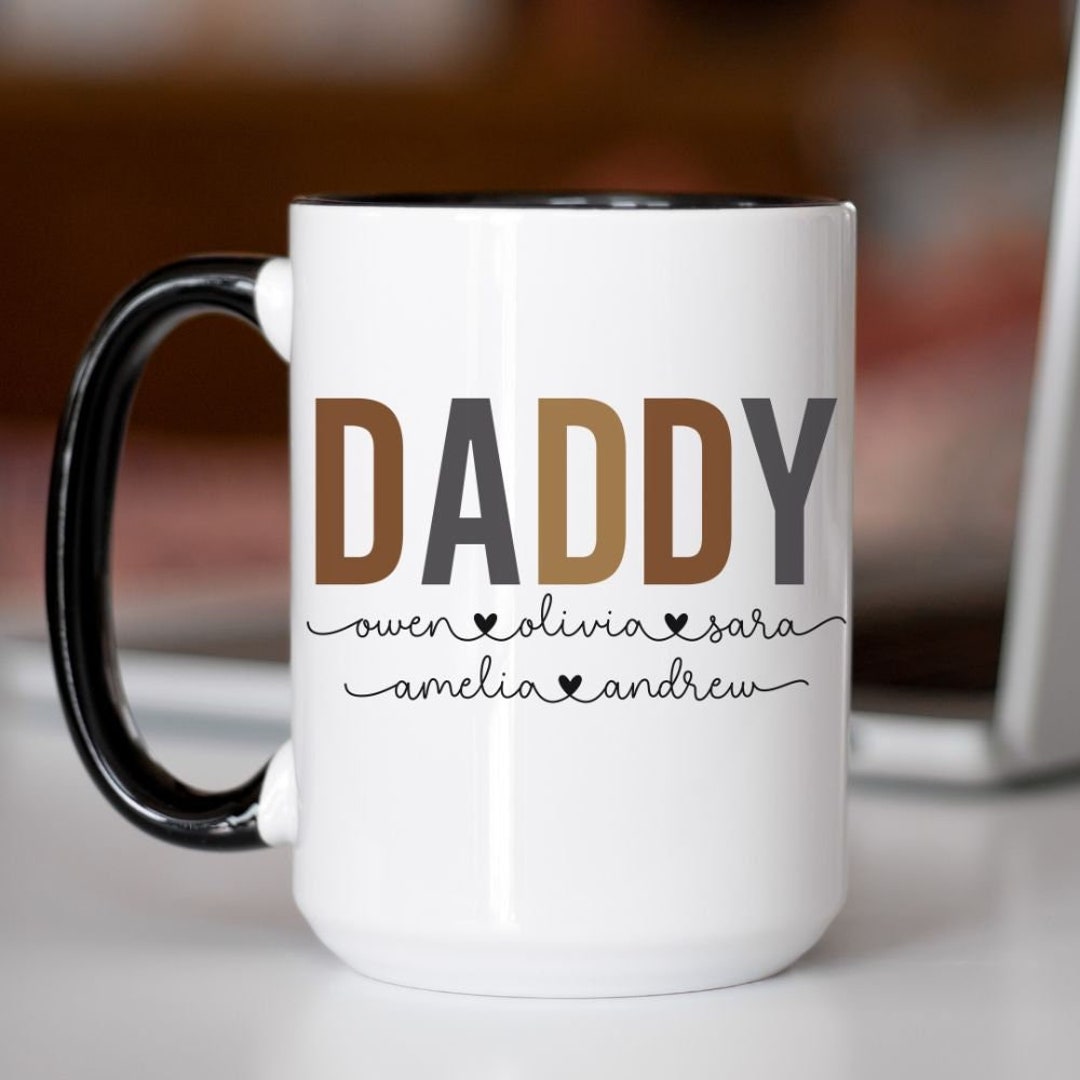 Personalized Father's Day Mug, Father's Day Gift, Personalized Dad ...