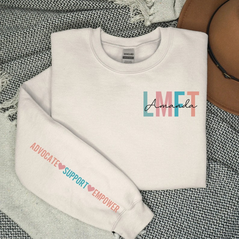 LMFT Sweatshirt, Custom LMFT Sweater, Licensed Marriage and Family ...