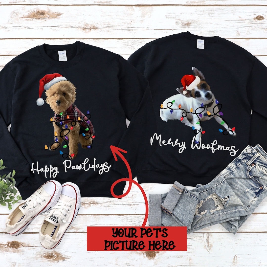 Christmas Dog Shirt, Custom Christmas Dog Shirt, Personalized Christmas ...