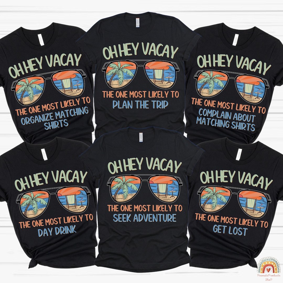 Family Vacation Shirts, Matching Family Vacations Shirts, Custom ...