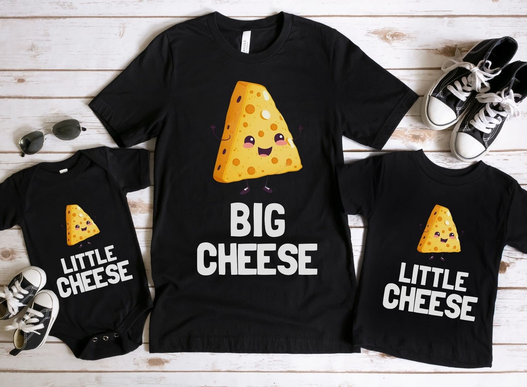 Big Cheese, Little Cheese, Father Son Shirts, Matching Shirts, Gift for ...