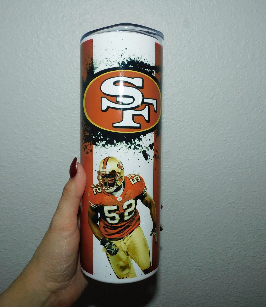 Colorful San Francisco 49ers Metal Tumbler - Etsy