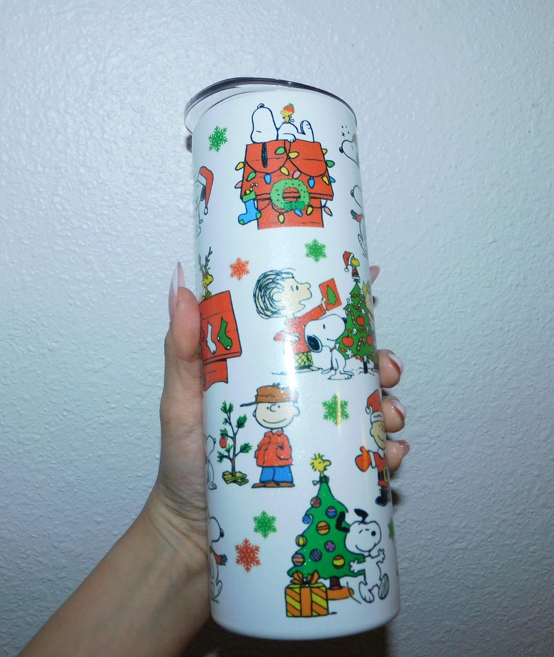 Colorful Charlie Brown and Snoopy Metal Tumbler - Etsy
