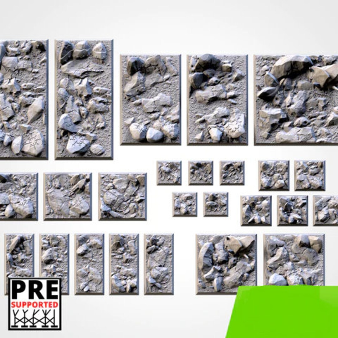 Chaos Hell Square Bases Various Sizes - Etsy