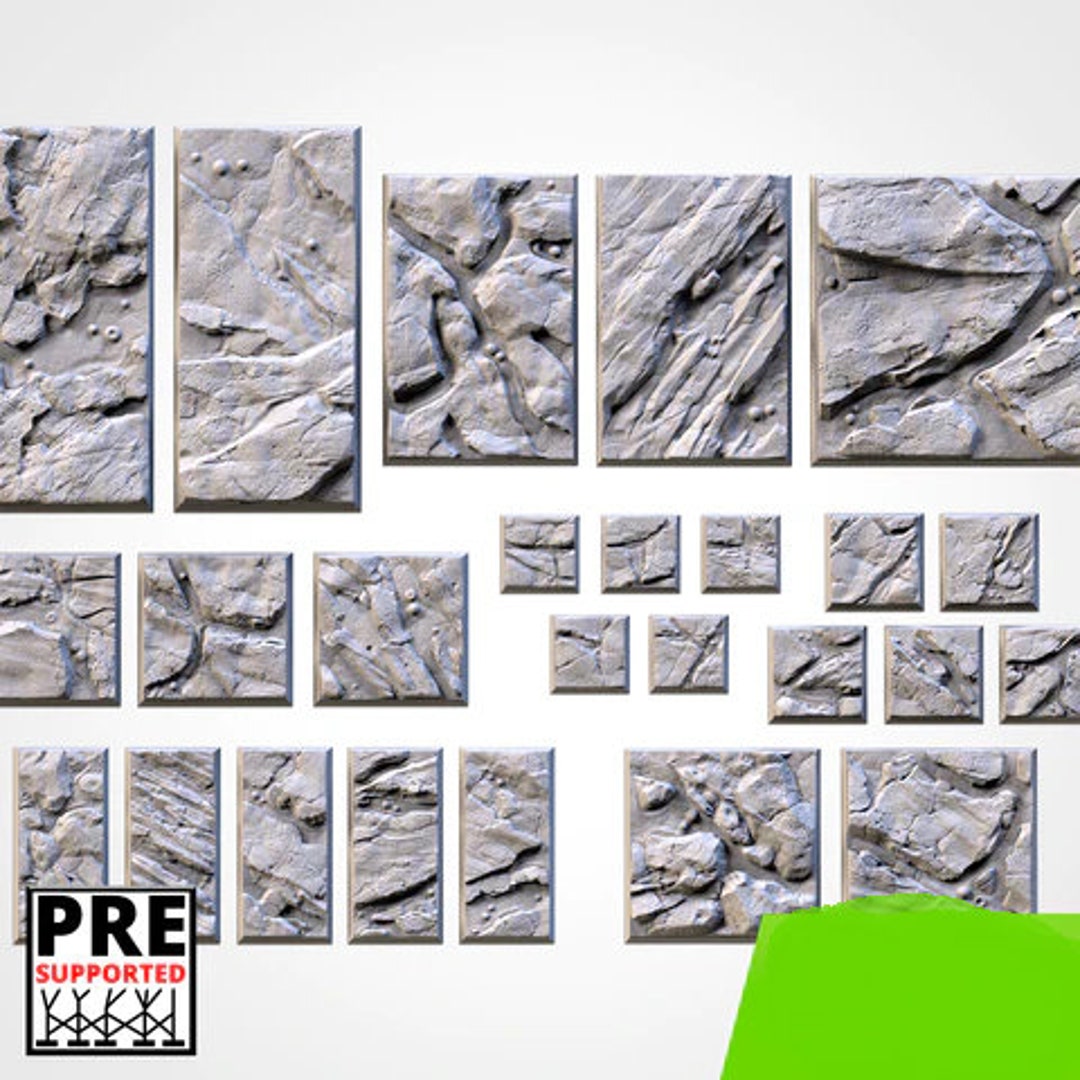 Volcanic Square Bases Various Sizes - Etsy