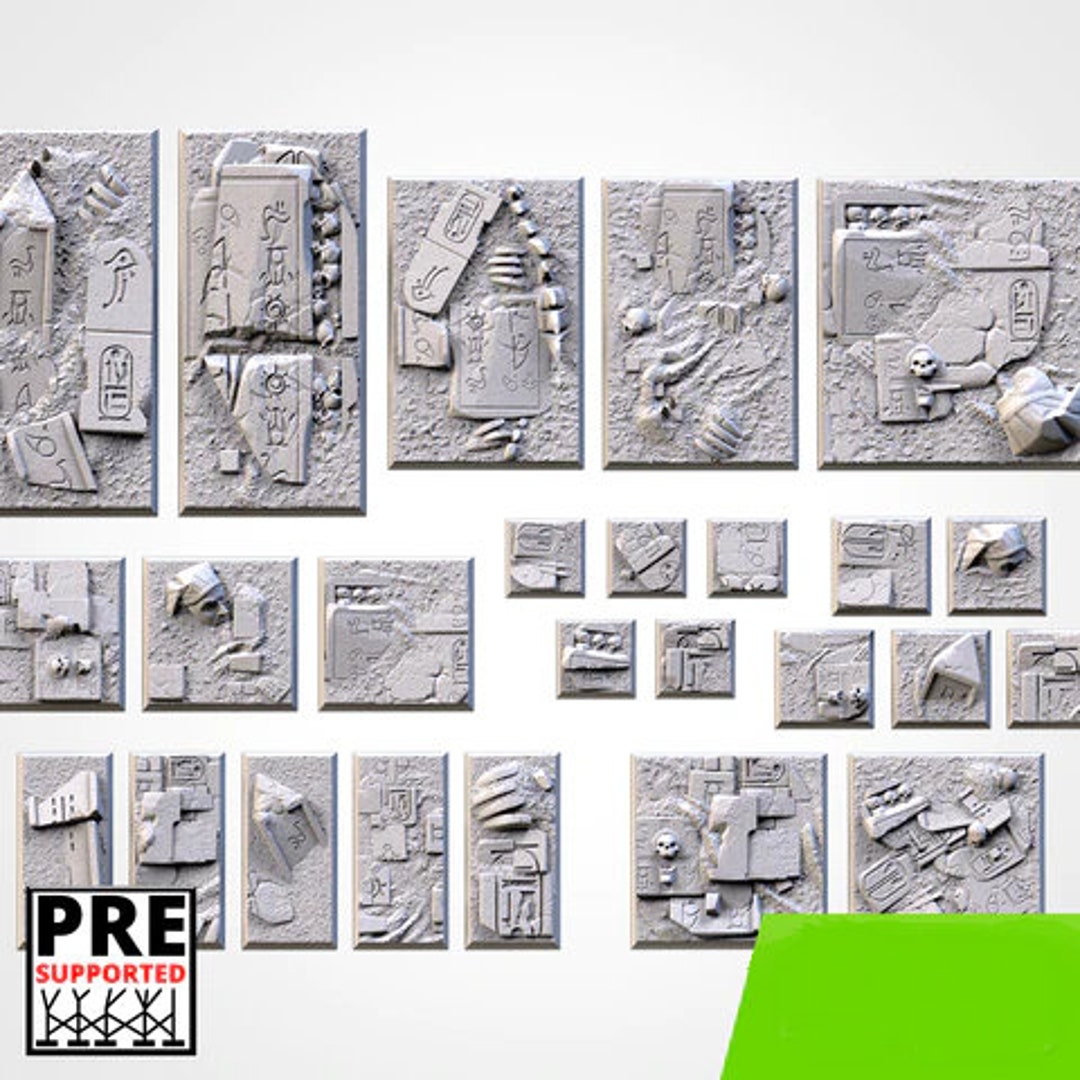 Egyptian Square Bases Various Sizes - Etsy