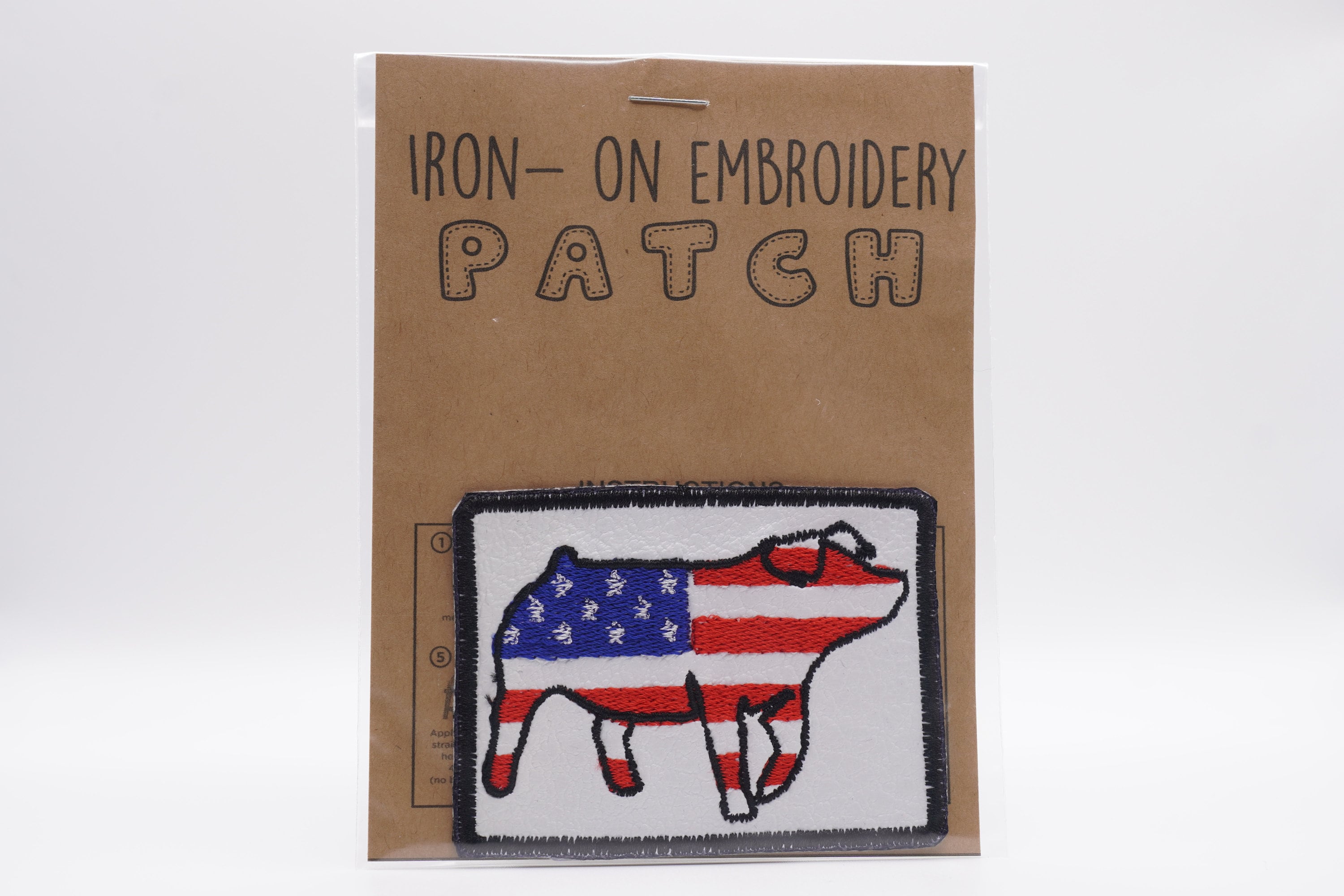 Stock Show Iron-on Pig Patch - Etsy